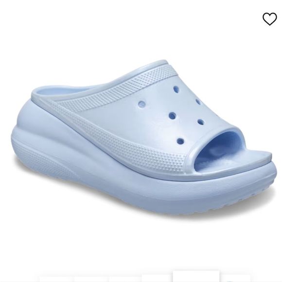 CROCS | Shoes | Newcrocs Crush Meta Pearl Slide Blue Calcite Platform ...